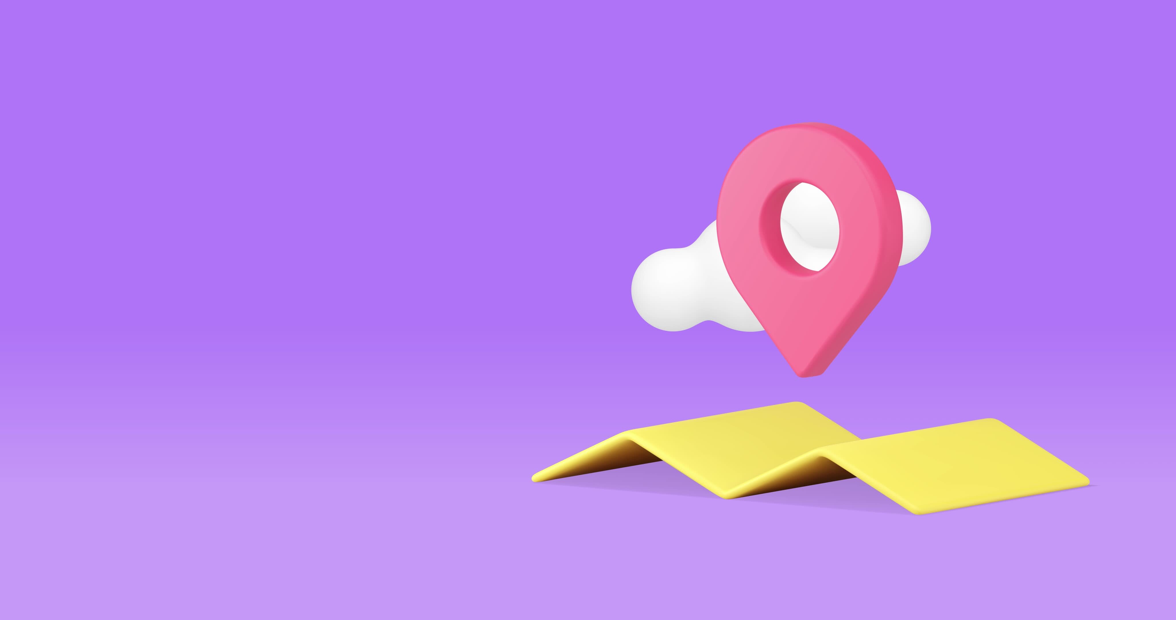 GPS GPRS digital map navigation location global positioning system 3d icon animation loop ...