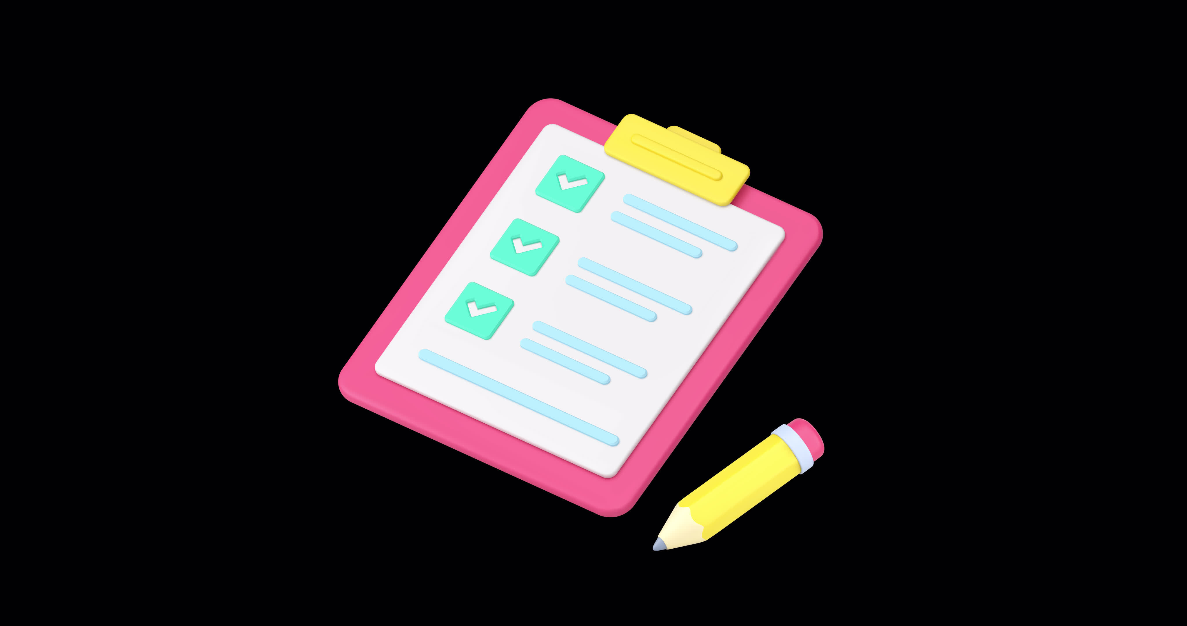 To do list complete notes writing task checkmark done clipboard pencil ...