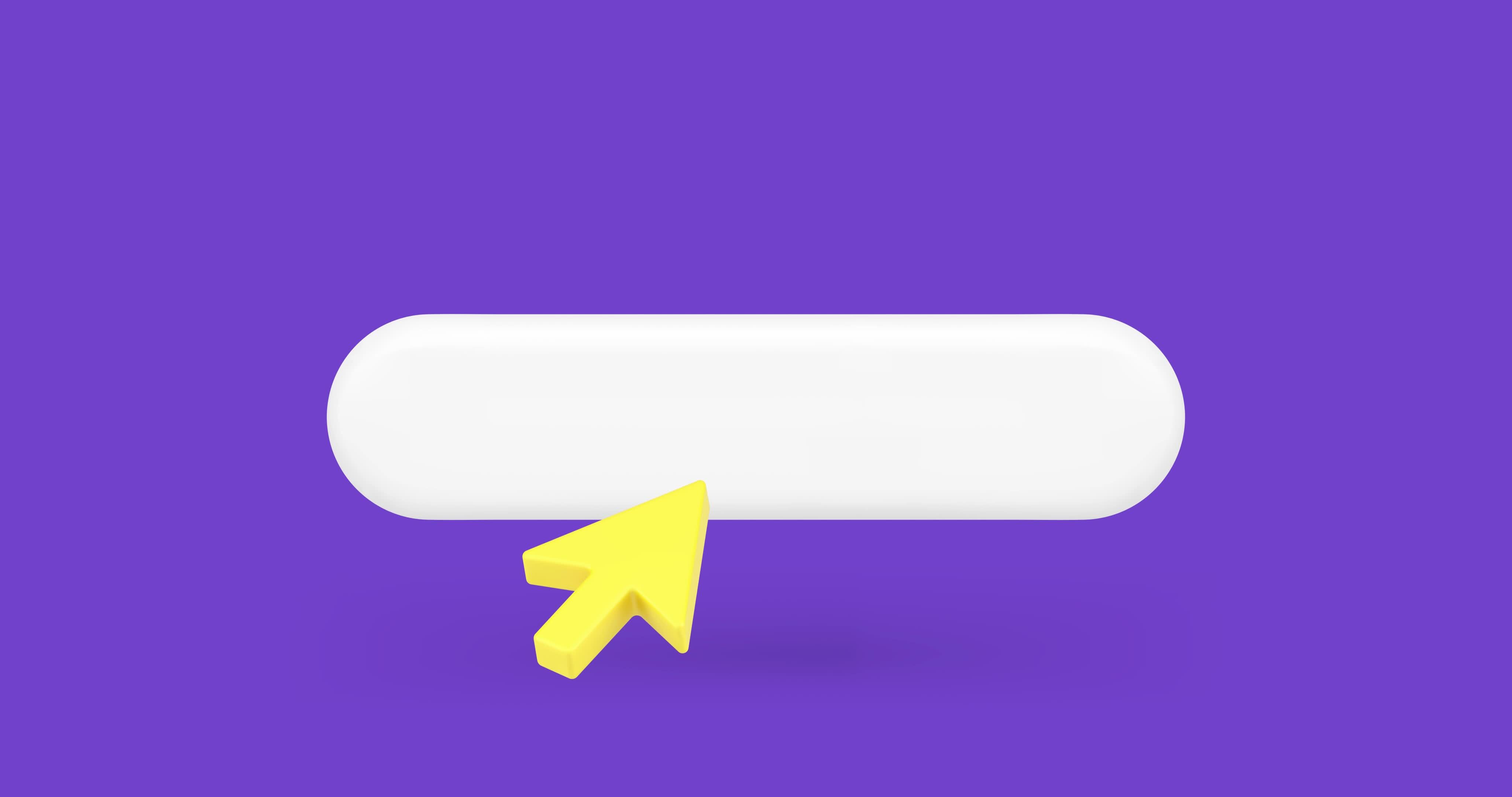 Goods online shopping internet search browser field window arrow cursor ...