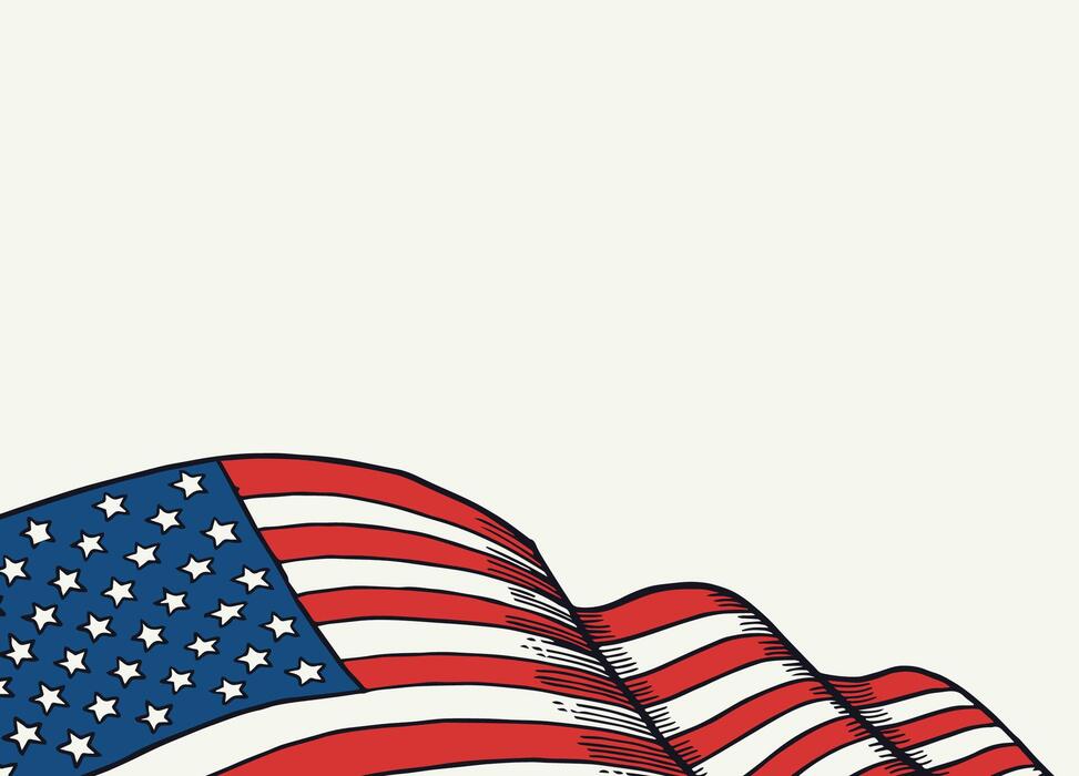 American Flag Waving Vector Art, Icons, and Graphics for Free Download