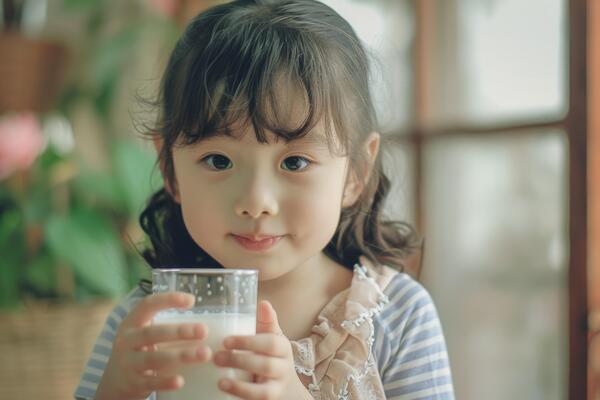 Girl Drinking Milk Stock Photos, Images and Backgrounds for Free Download