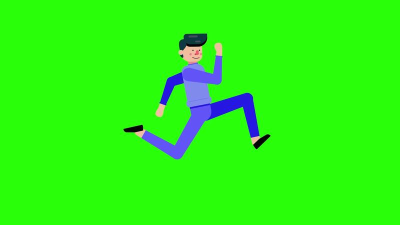 running animation version 2 46296944 Stock Video at Vecteezy