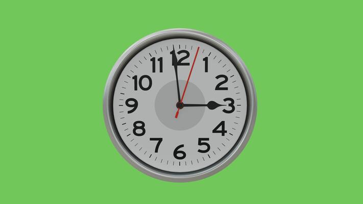 Clock Animation Stock Video Footage for Free Download