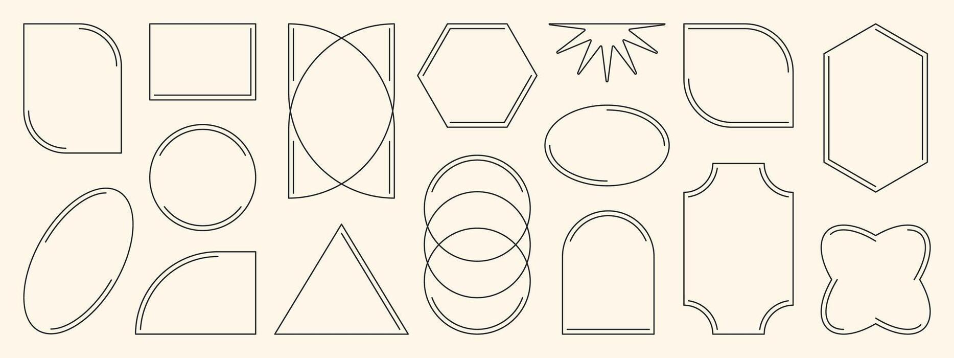 Outline Shapes Vector Art, Icons, and Graphics for Free Download