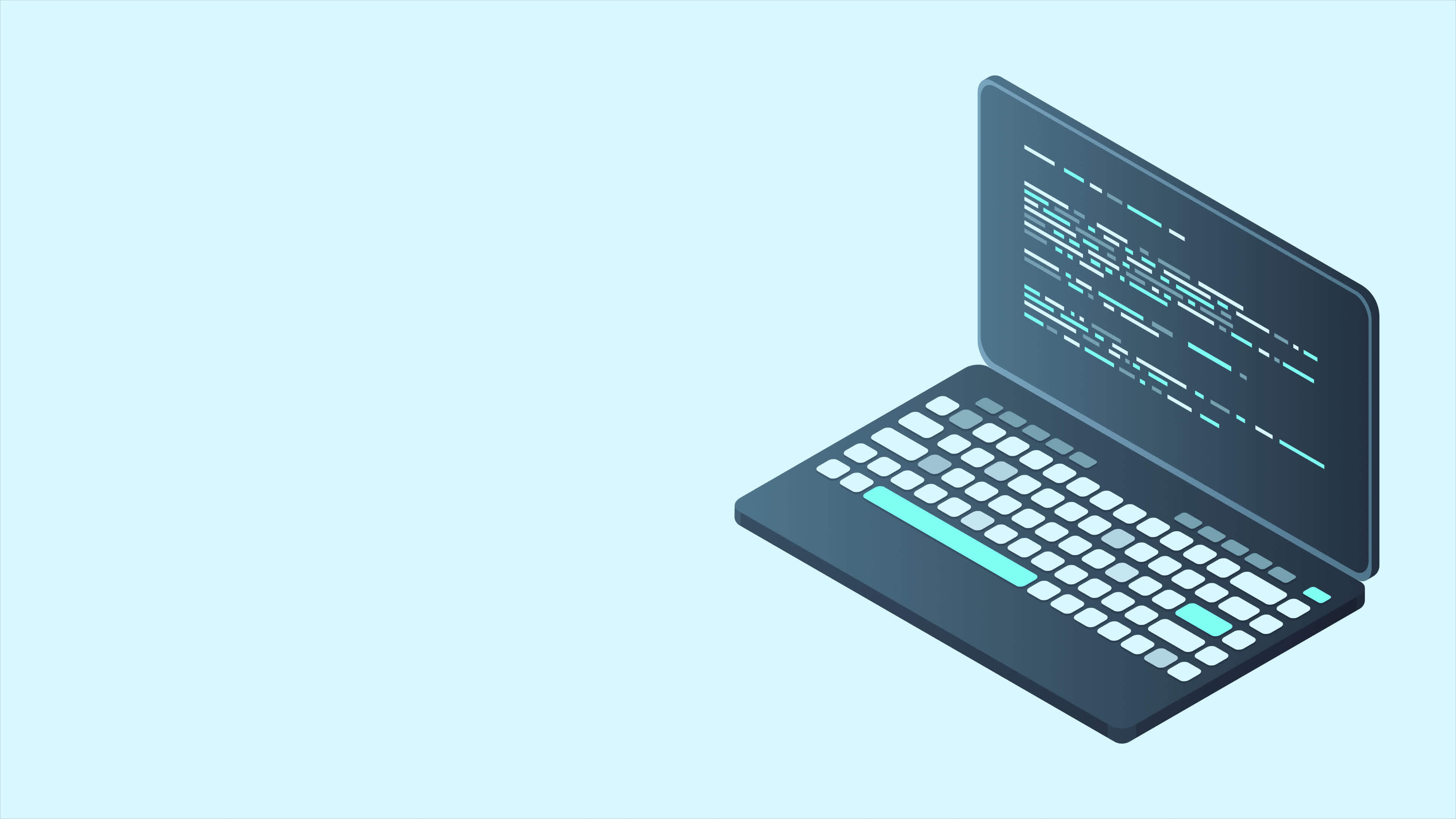Isometric Laptop Animation 3d Isometric Laptop Computer Abstract