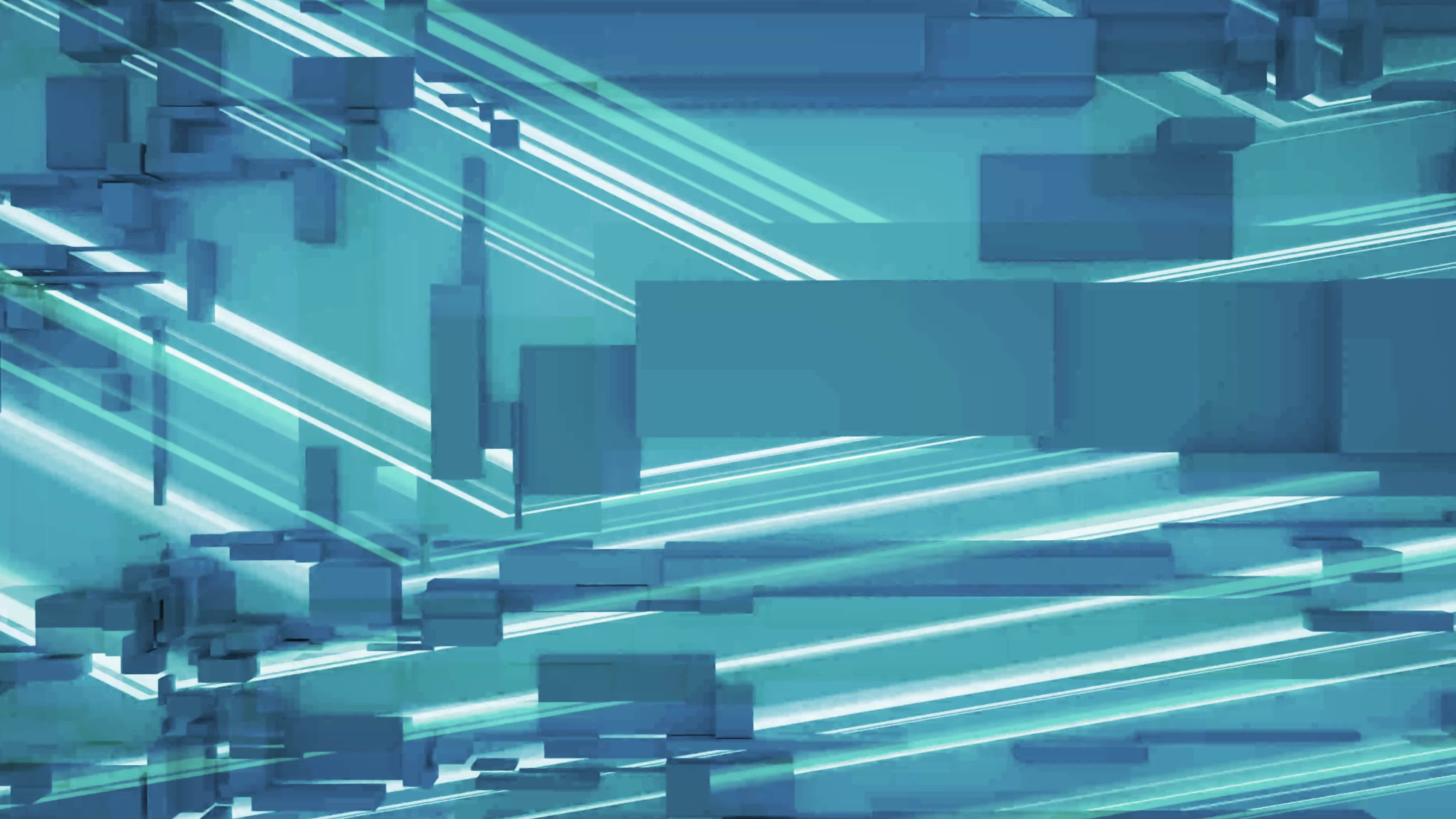 4k Abstract Technology Blocks Background 3D Rendering 46344970 Stock ...