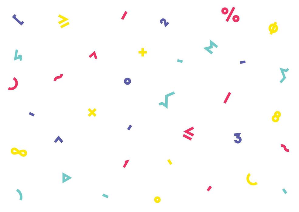 Math Symbols Pattern Vector Art, Icons, and Graphics for Free Download