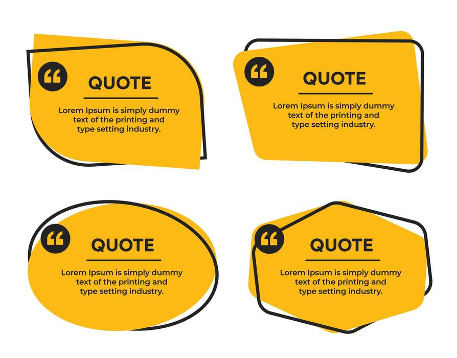 Quotation Mark Template Vector Art, Icons, and Graphics for Free Download
