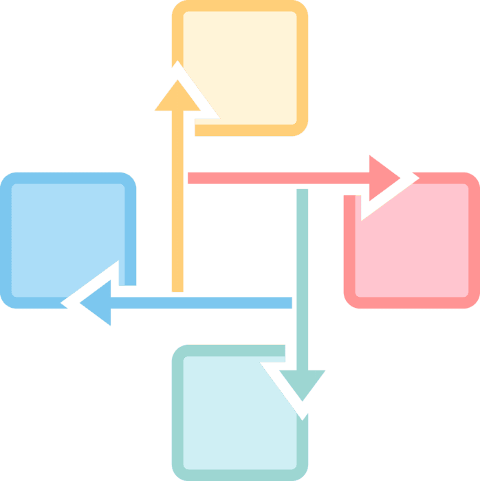 Process Flow Icon PNGs for Free Download