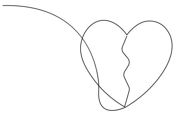 Broken Heart Outline Vector Art Icons And Graphics For Free Download