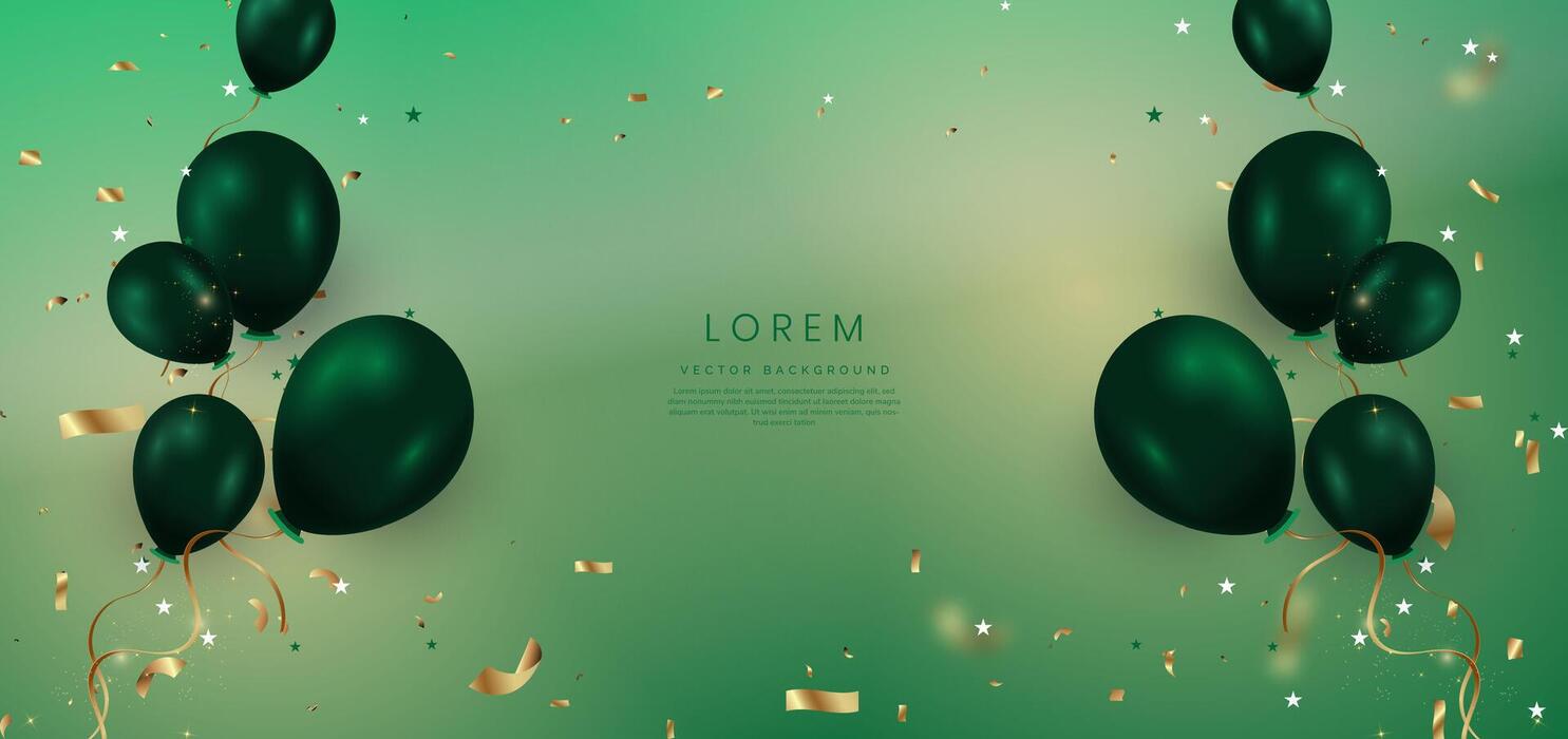 Green Celebration Vector Art, Icons, and Graphics for Free Download