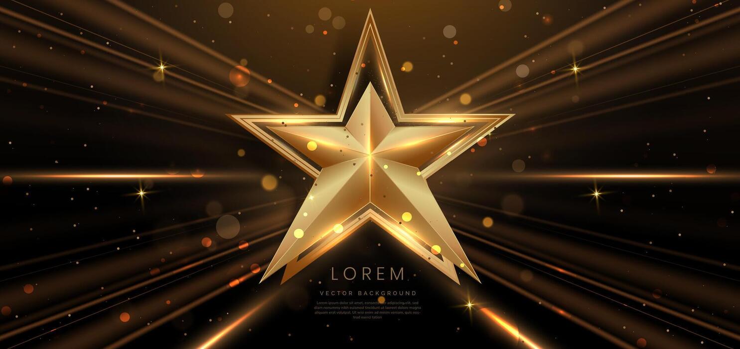 Black And Gold Star Background Vector Art, Icons, and Graphics for Free Download