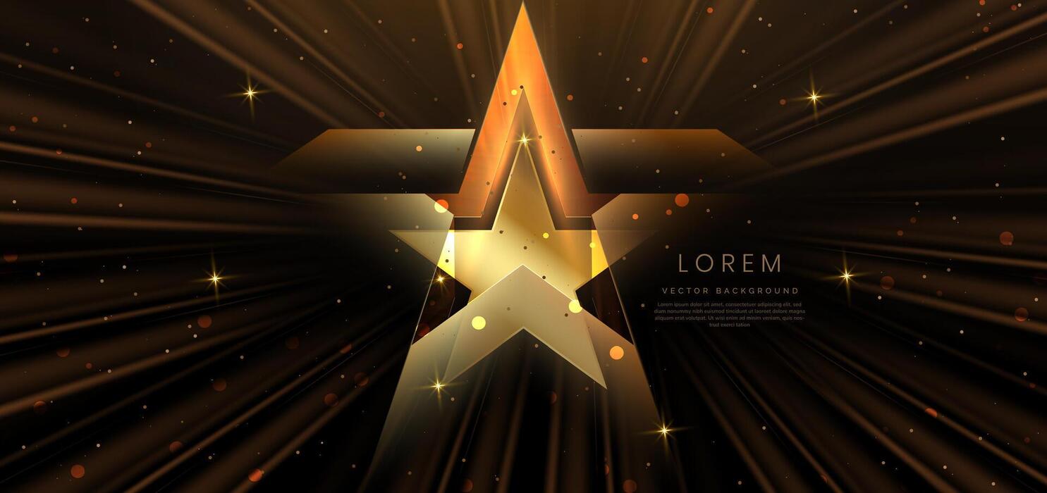 Gold Star Background Vector Art, Icons, and Graphics for Free Download