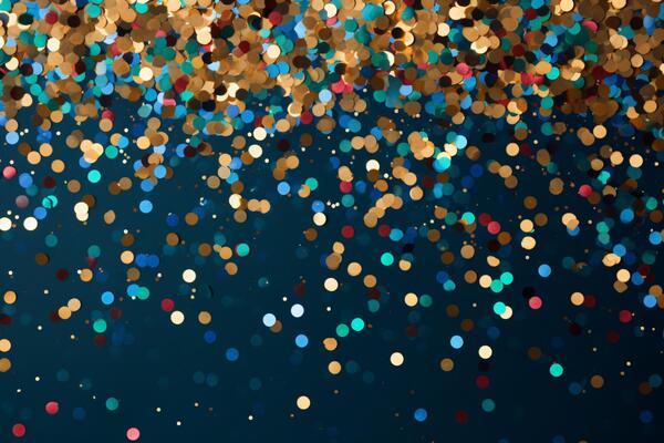 Blue And Gold Confetti Stock Photos, Images and Backgrounds for Free Download