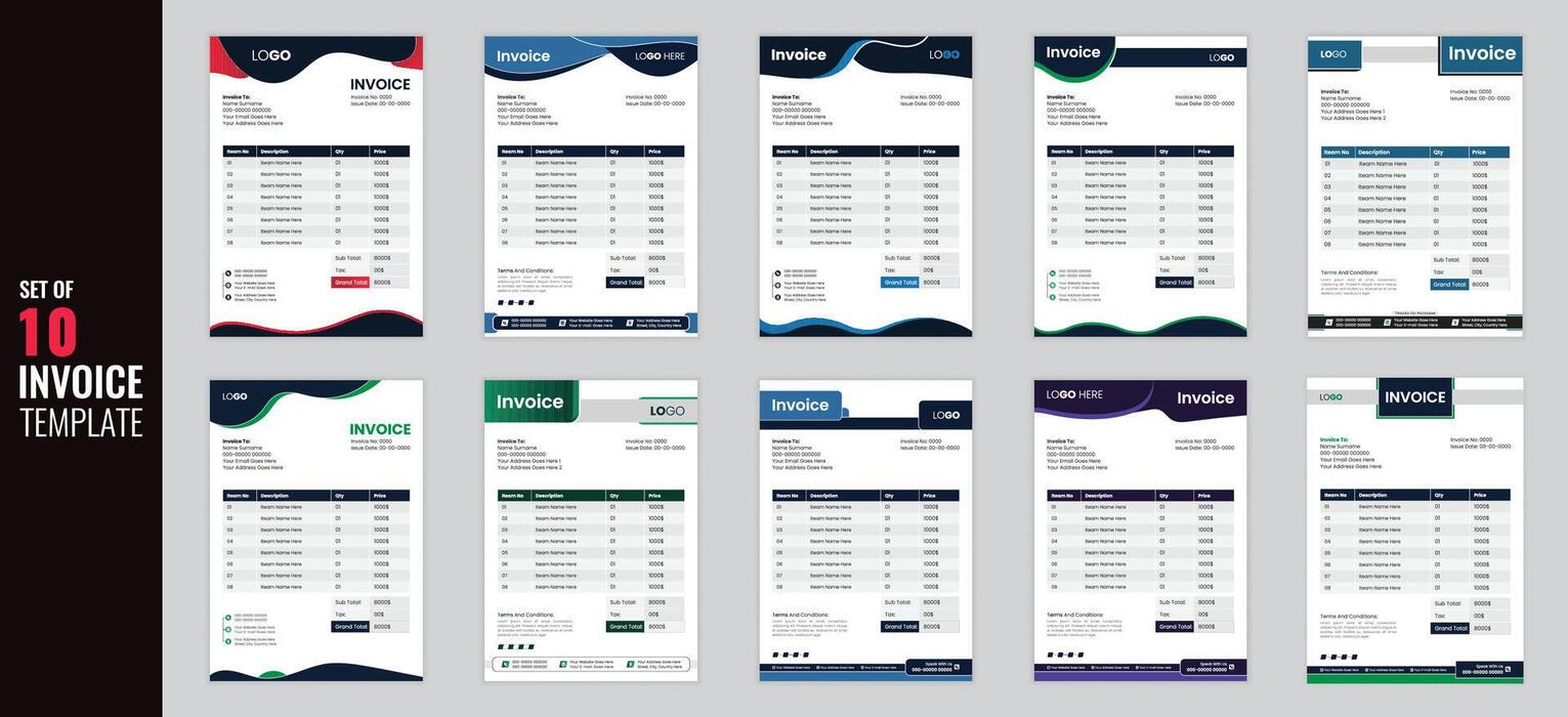 Invoice Header Vector Art Icons And Graphics For Free Download