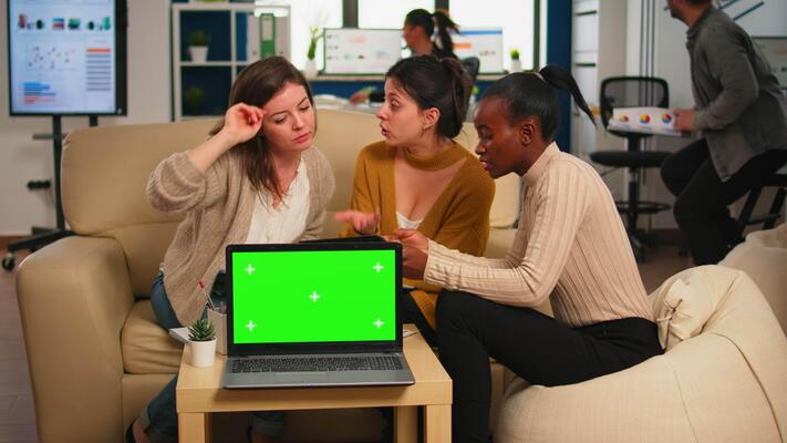 Talking Green Screen Stock Video Footage for Free Download