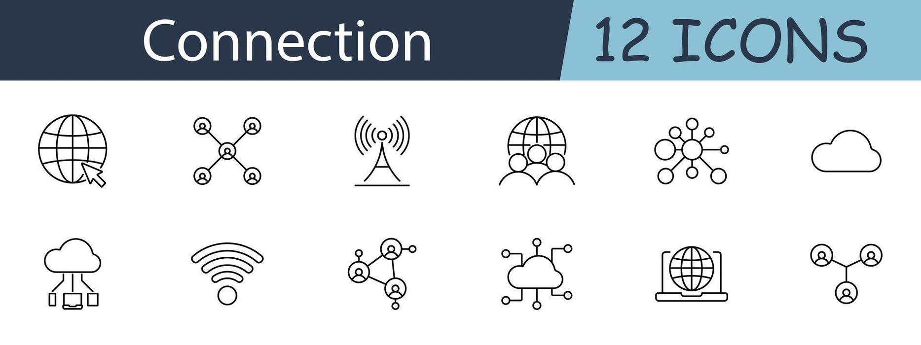 Network Icon Set Vector Art Icons And Graphics For Free Download