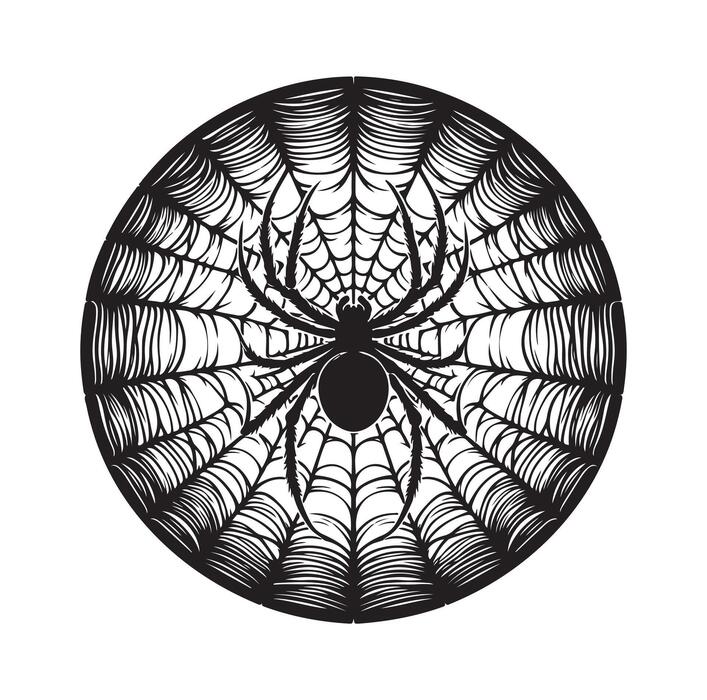 Spider Web Circle Vector Art, Icons, and Graphics for Free Download