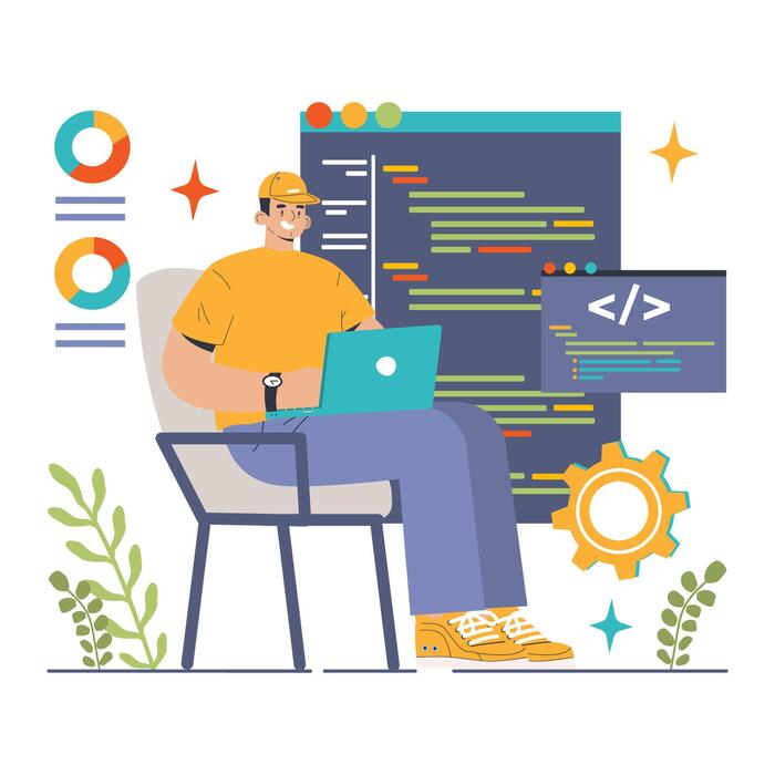 Software Developer Vector Art, Icons, and Graphics for Free Download