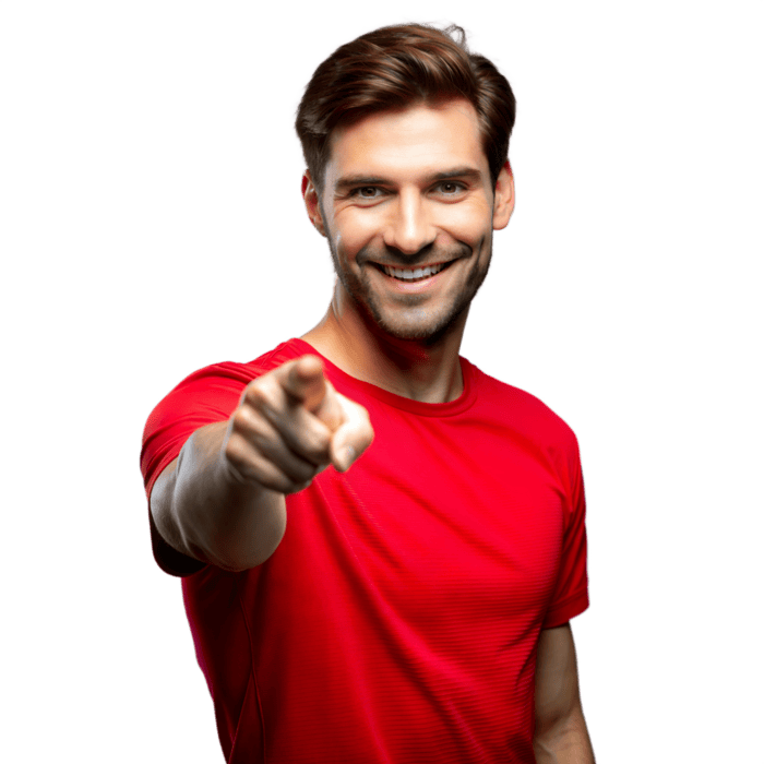 Guy Pointing PNGs for Free Download