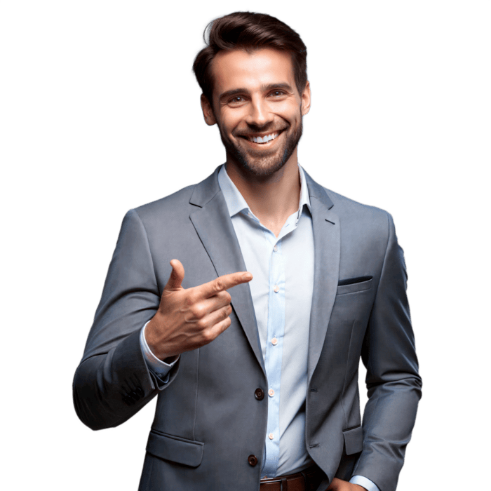 Businessman Pointing PNGs for Free Download