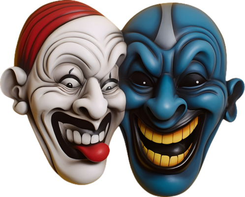 happy-and-sad-clown-joker- happy-and-sad-clown-joker-