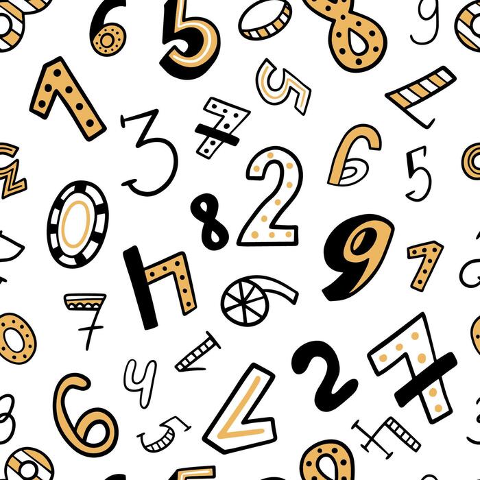Numerical Pattern Vector Art, Icons, and Graphics for Free Download