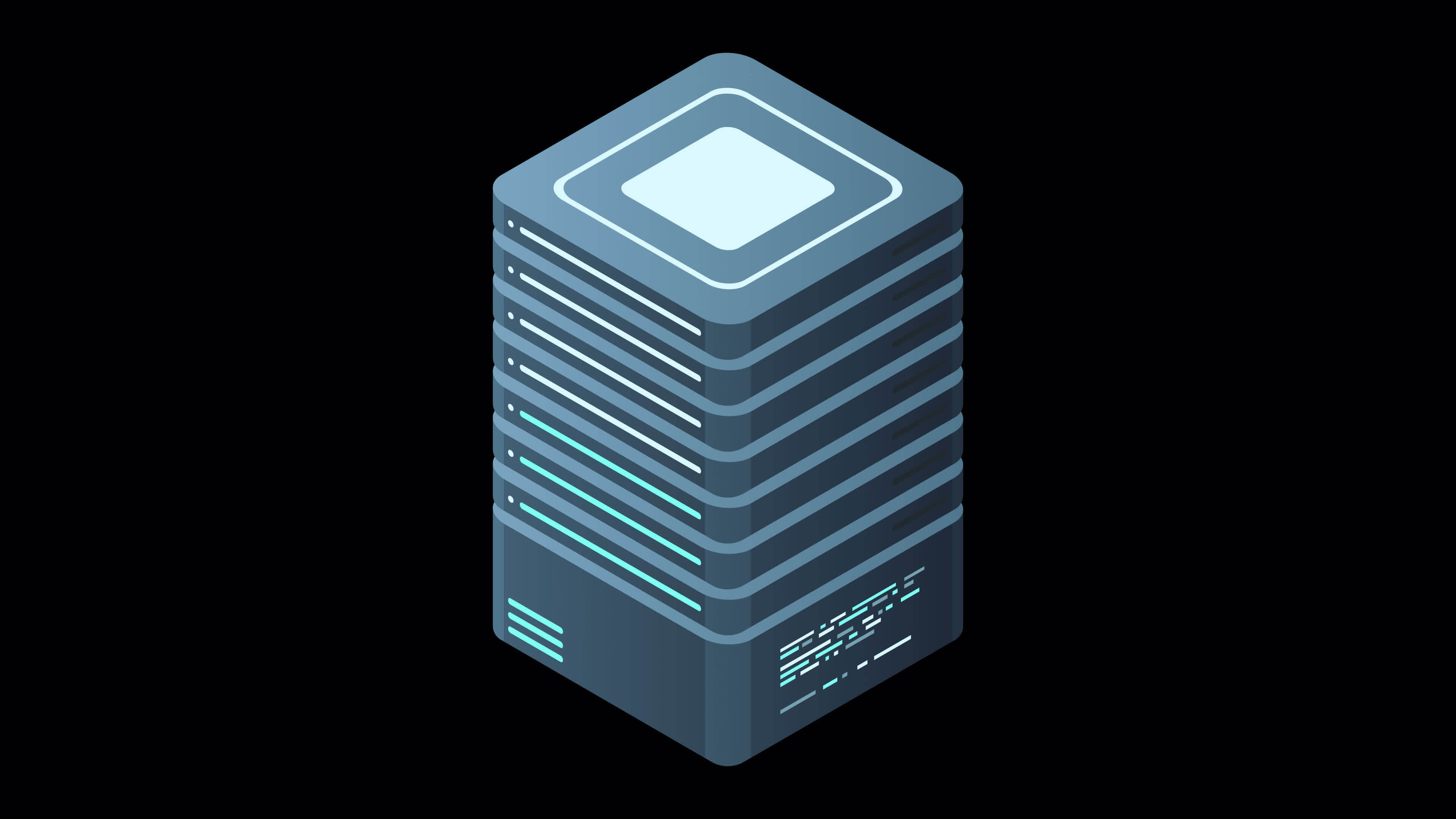 Isometric Server Animation Network Server Room 3d Computer Equipment