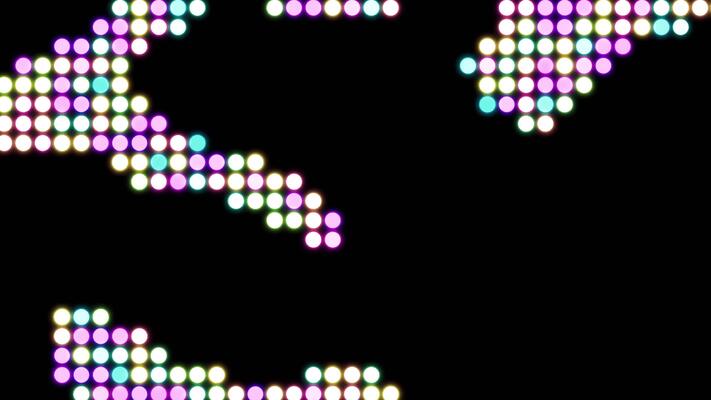 Pixel Led Effect Stock Video Footage for Free Download