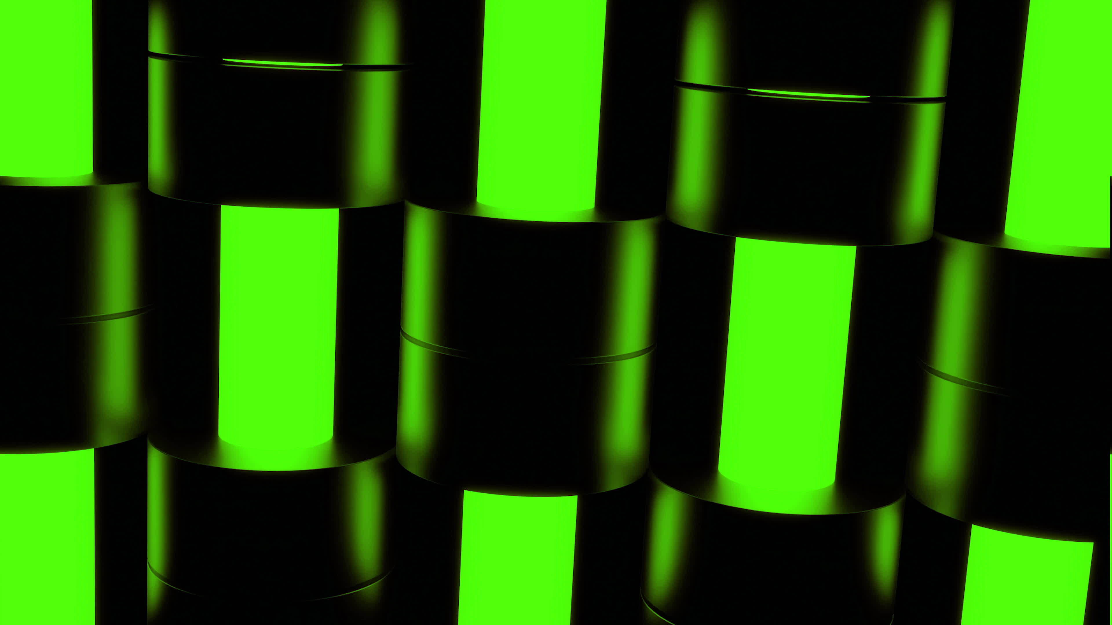 Glowing animation.Design.Bright triangles and moving lines with ...