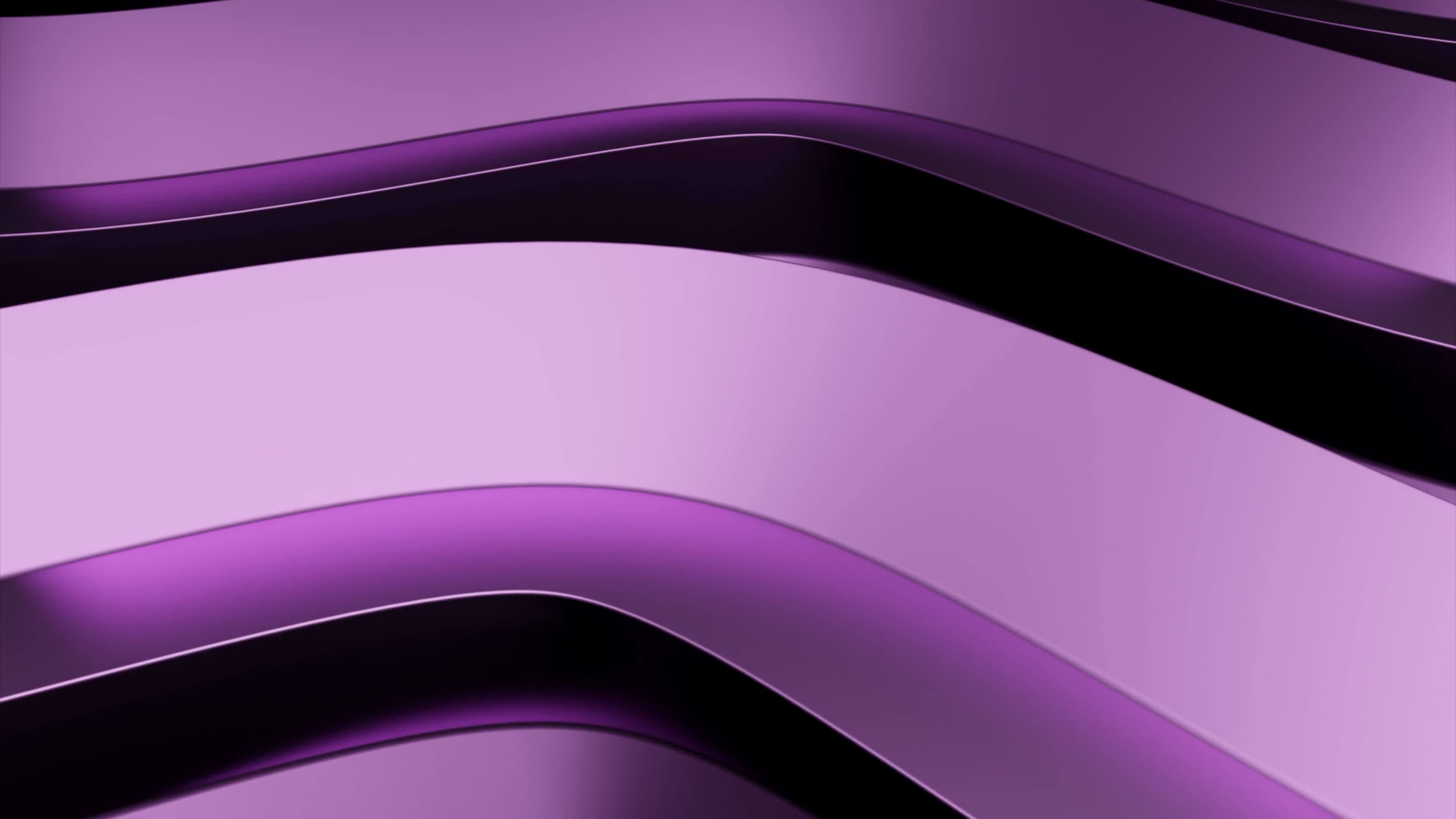 Rotating 3d Lines With Bends Design 3d Metal Lines With Bends Are Moving Background Of Curved