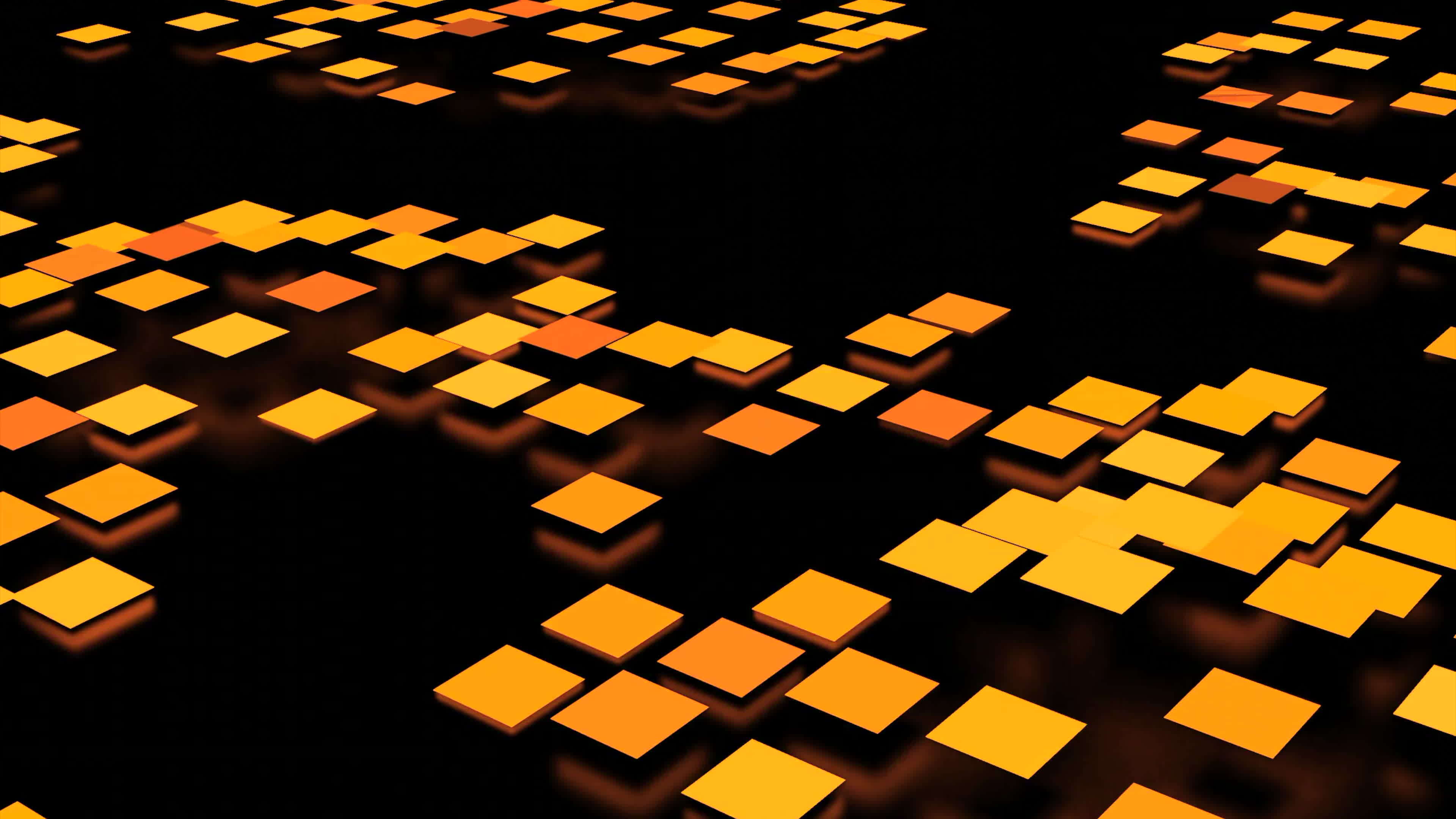 Surface With Squares And Moving Wave Distortions Design 3d Surface Of