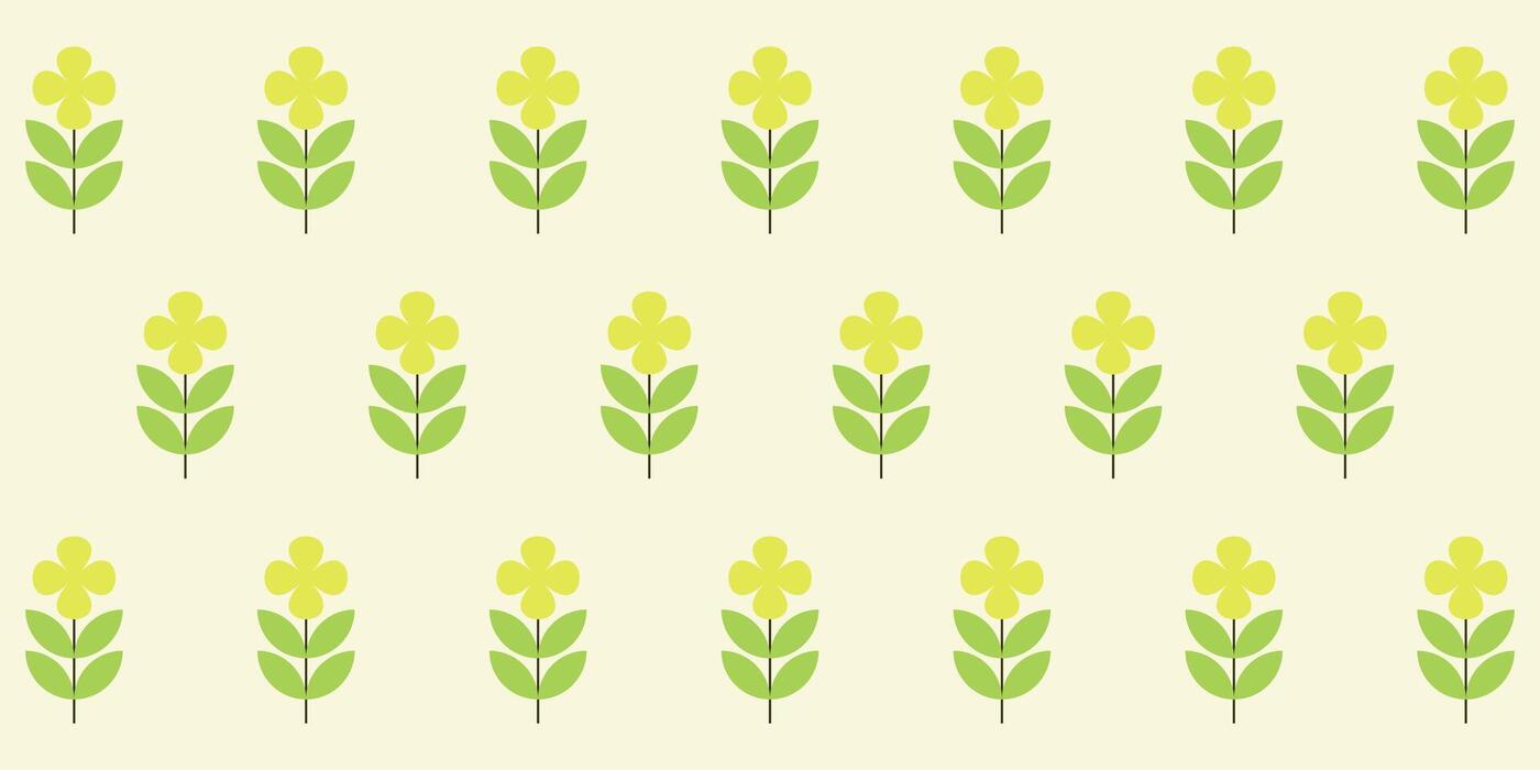 Minimalist Flower Pattern Vector Art, Icons, and Graphics for Free Download