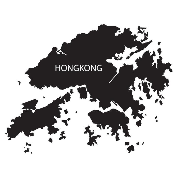 Hong Kong Map Vector Art, Icons, and Graphics for Free Download