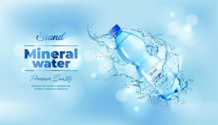 Mineral Water Banner Vector Art, Icons, and Graphics for Free Download