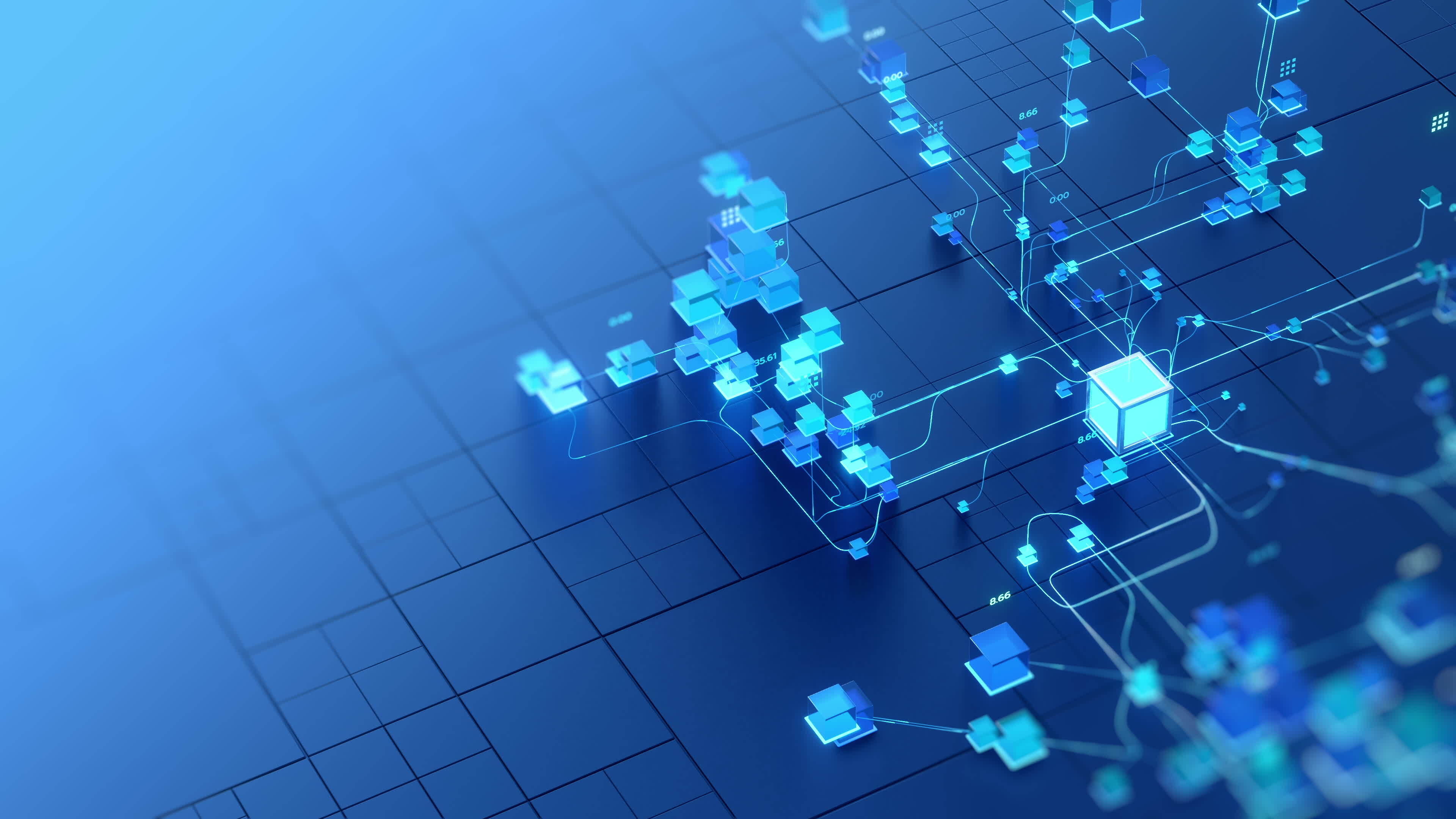 Abstract Big Data Network Conceptual Design 46771761 Stock Video At Vecteezy