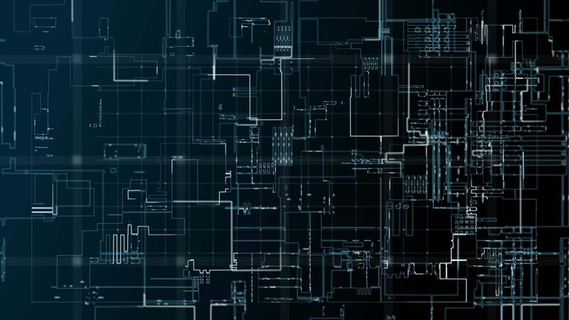 Abstract Circuit Line Digital Seamless Loop Motion Background 46773466