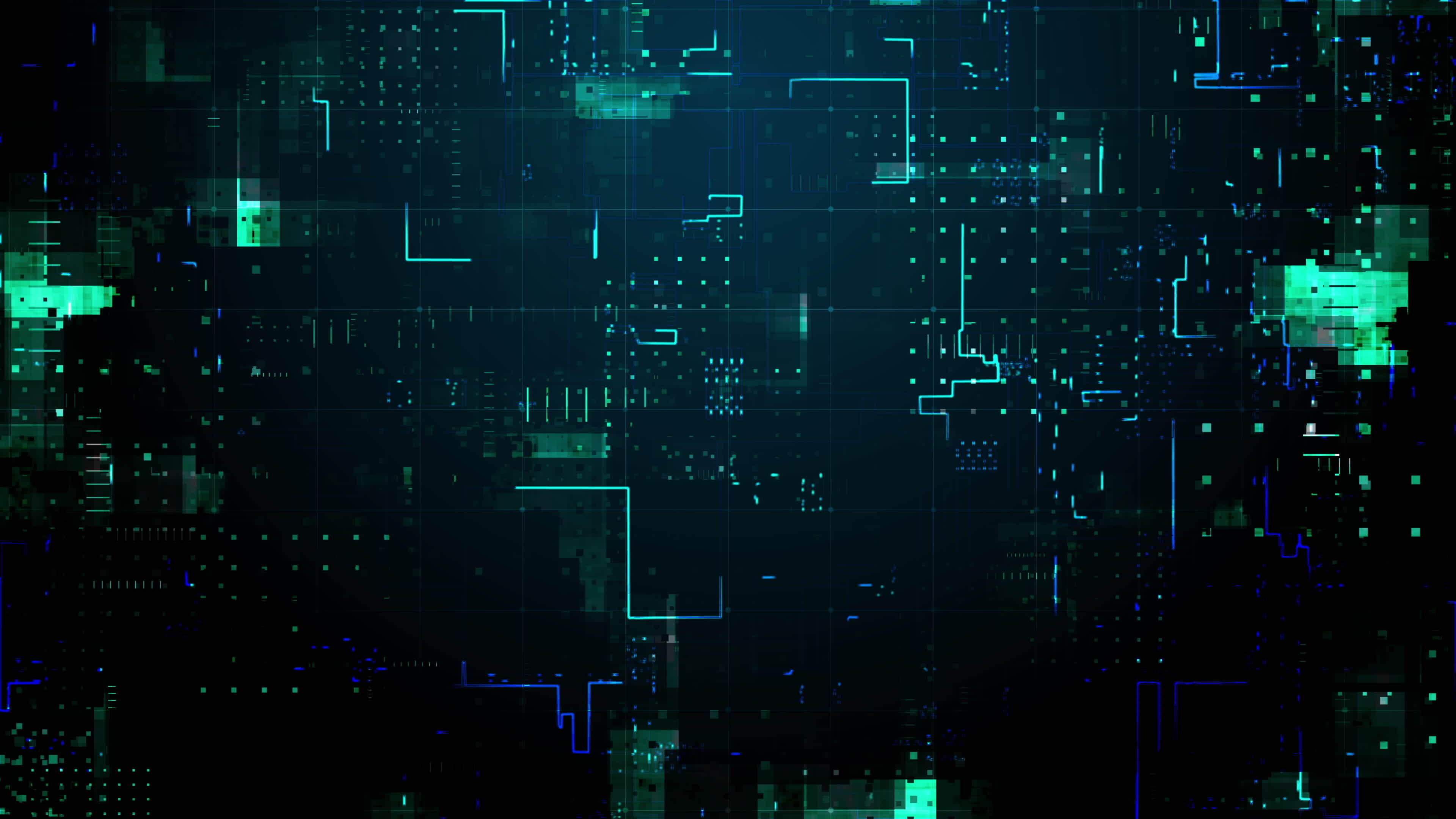 Abstract Circuit Line Digital Seamless Loop Motion Background 46773467