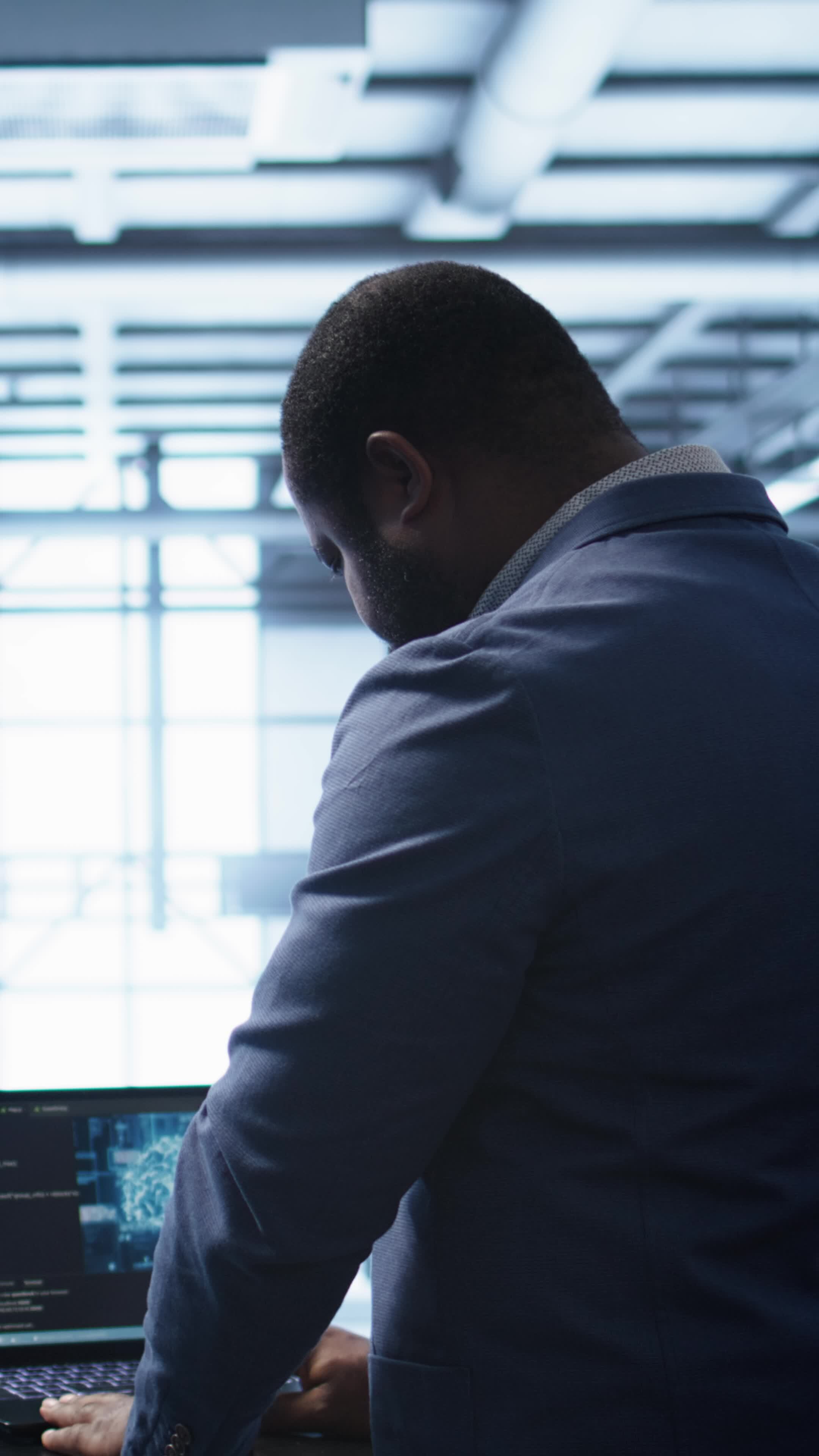 Vertical Artificial intelligence technology simulating human brain used ...