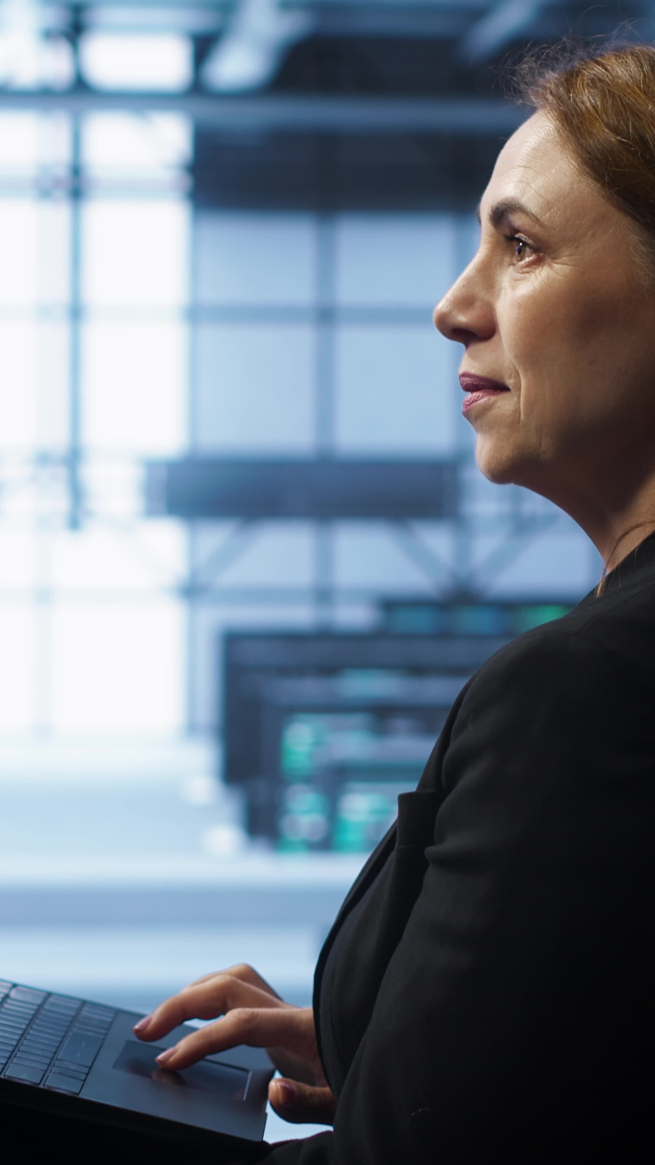 Vertical System Administrator In Server Hub Checking Recovery Plan On