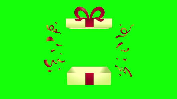 Gift Box Opening Animation Stock Video Footage for Free Download