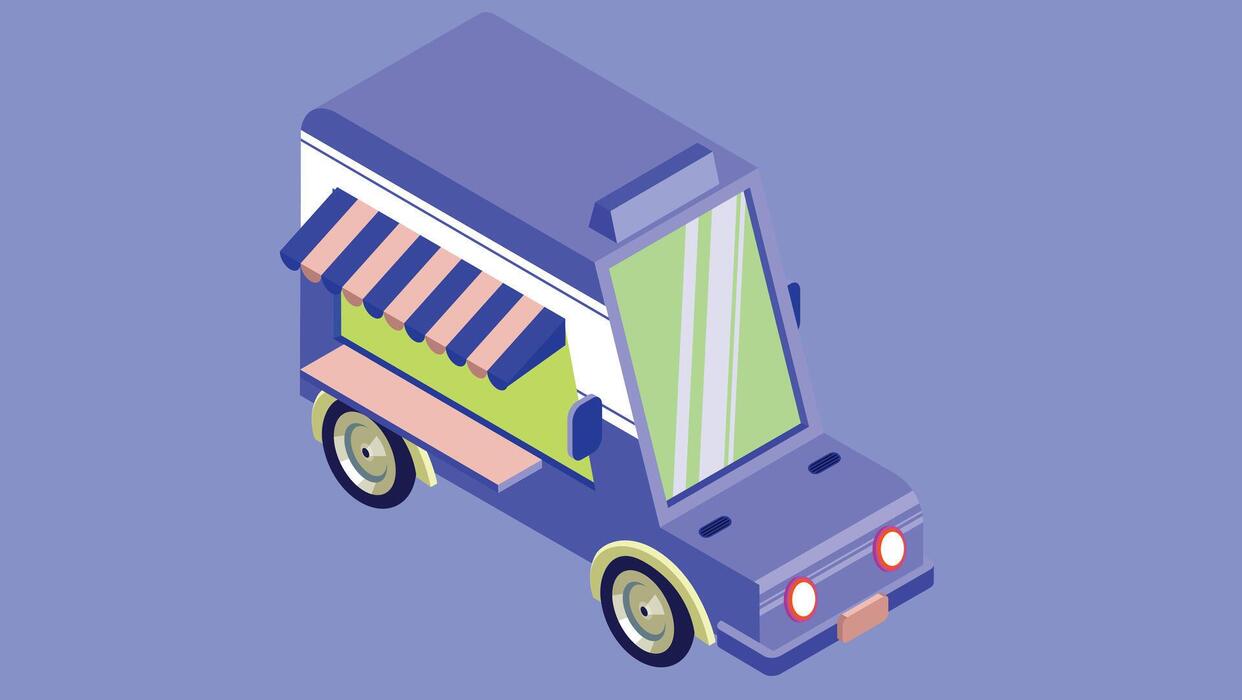 Food Truck 3d Vector Art, Icons, and Graphics for Free Download