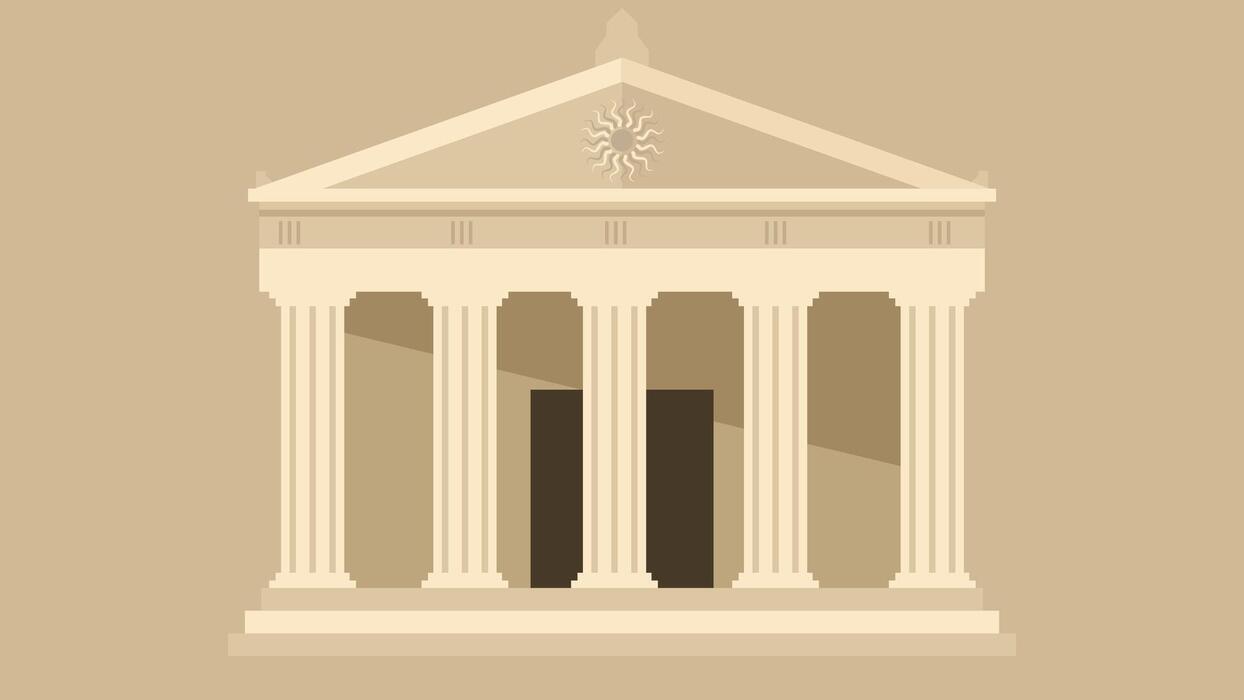 Ancient Greek Temple Vector Art, Icons, and Graphics for Free Download