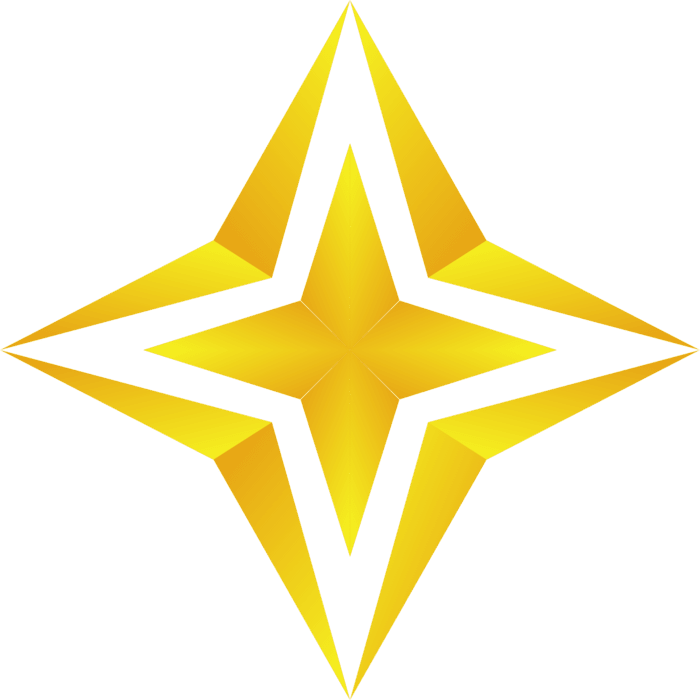 4 Pointed Star PNGs for Free Download
