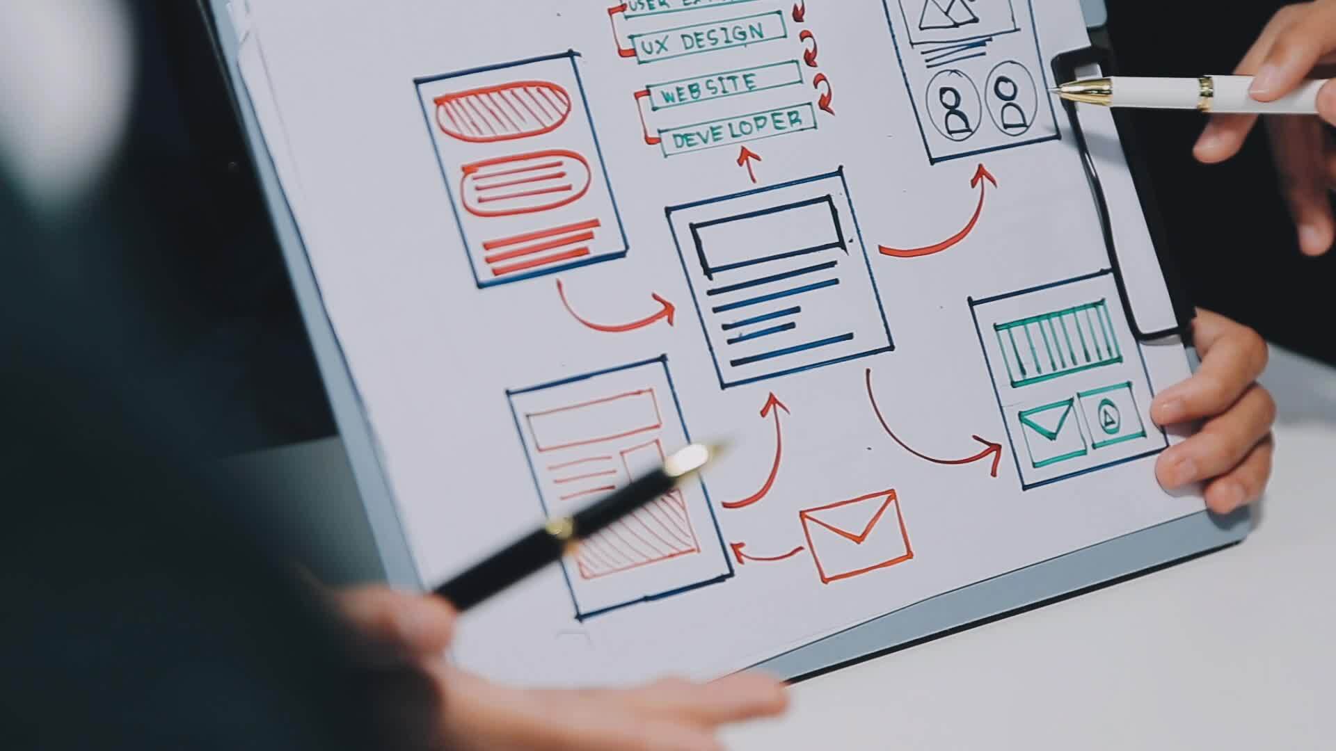 Young Asian Woman Leading Business Creative Team In Mobile Application Software Design Project