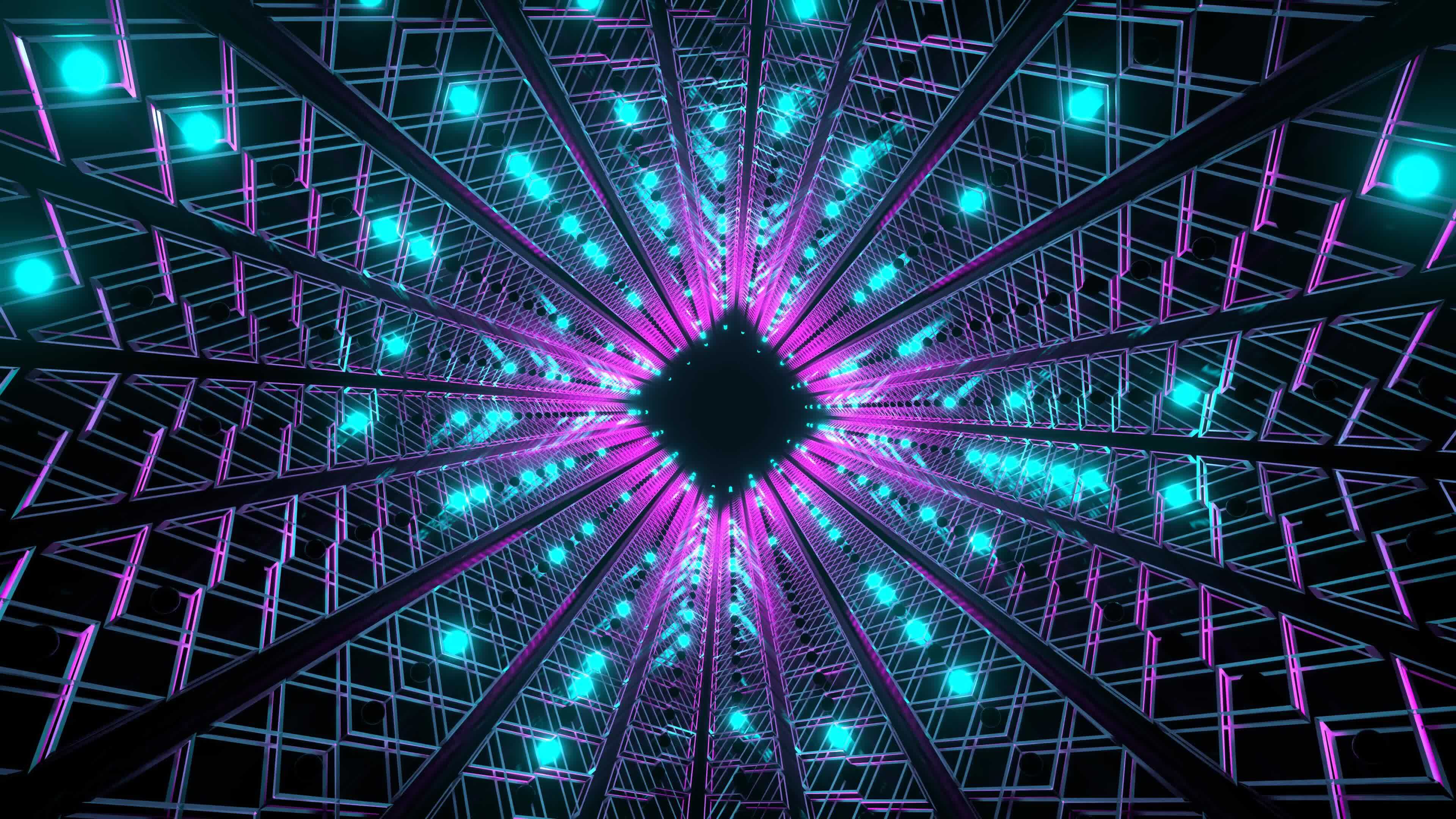 Pink and Cyan Bright Glow Strobe Tunnel Background VJ Loop in 4K 46814982 Stock Video at Vecteezy
