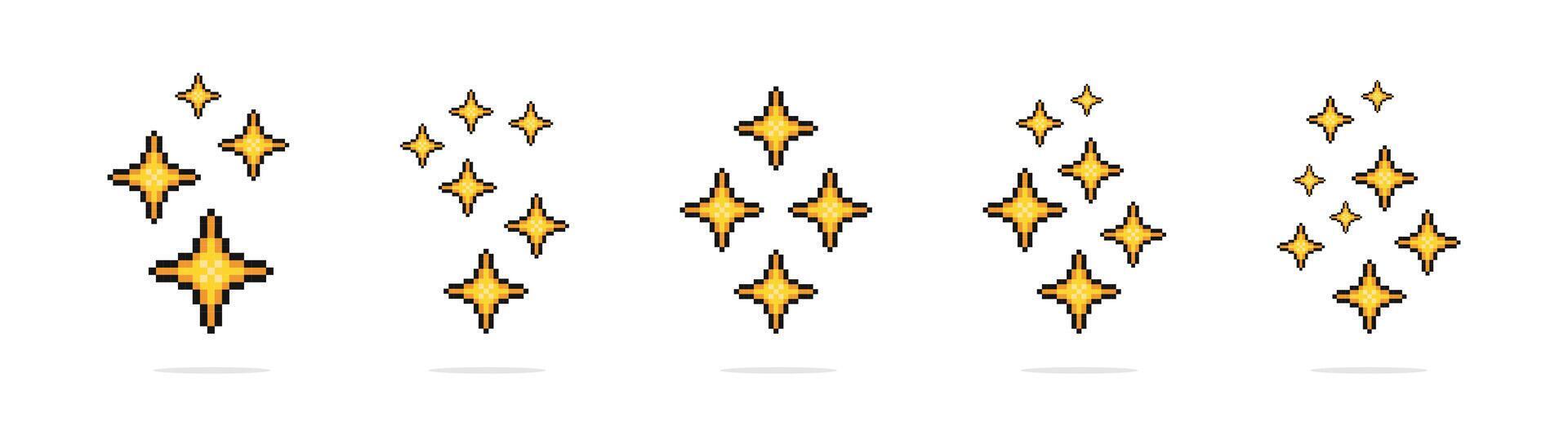 Pixel Sparkle Vector Art, Icons, and Graphics for Free Download