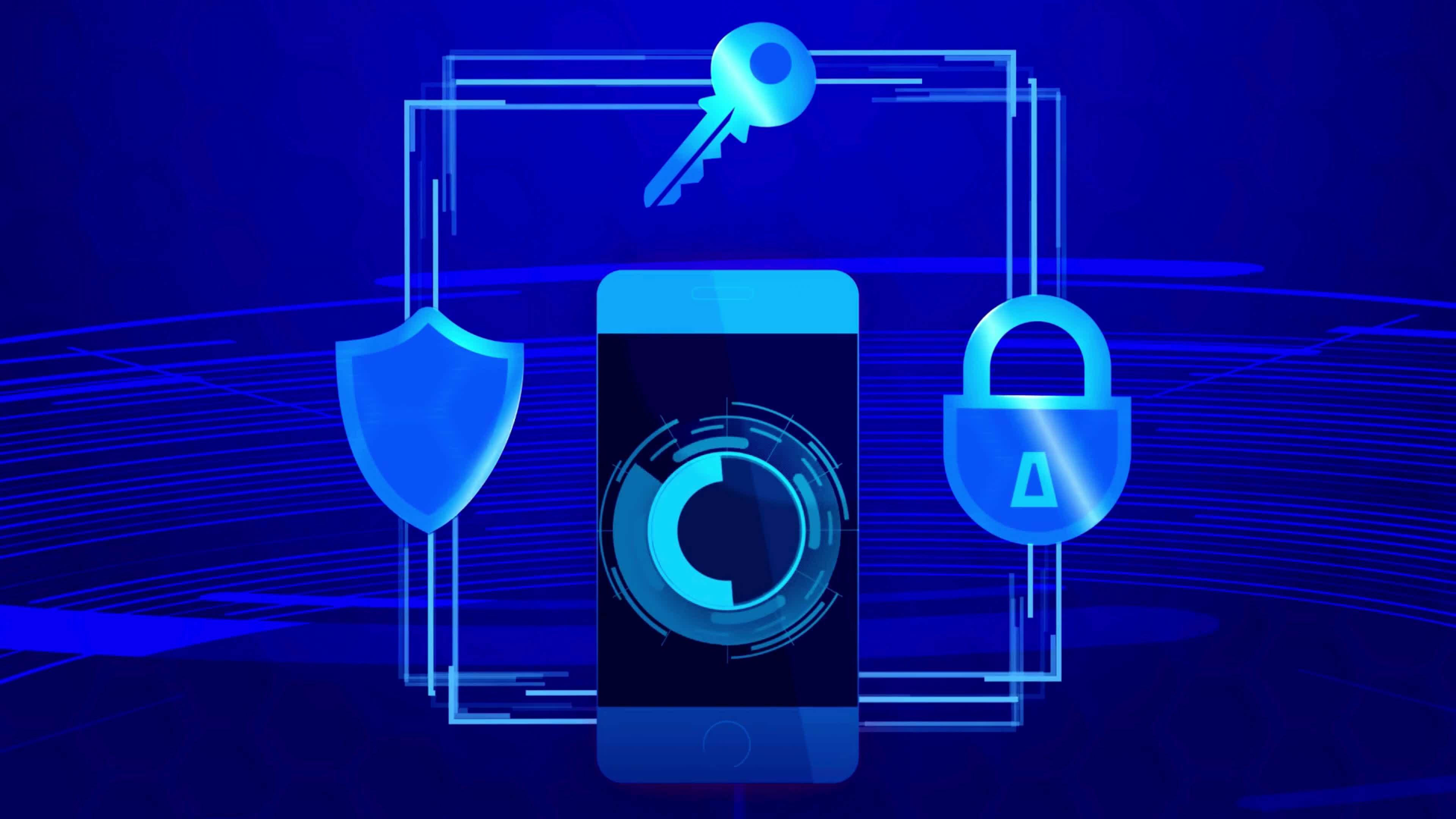 Cybersecurity And Privacy Concepts To Protect Data Lock Icon And