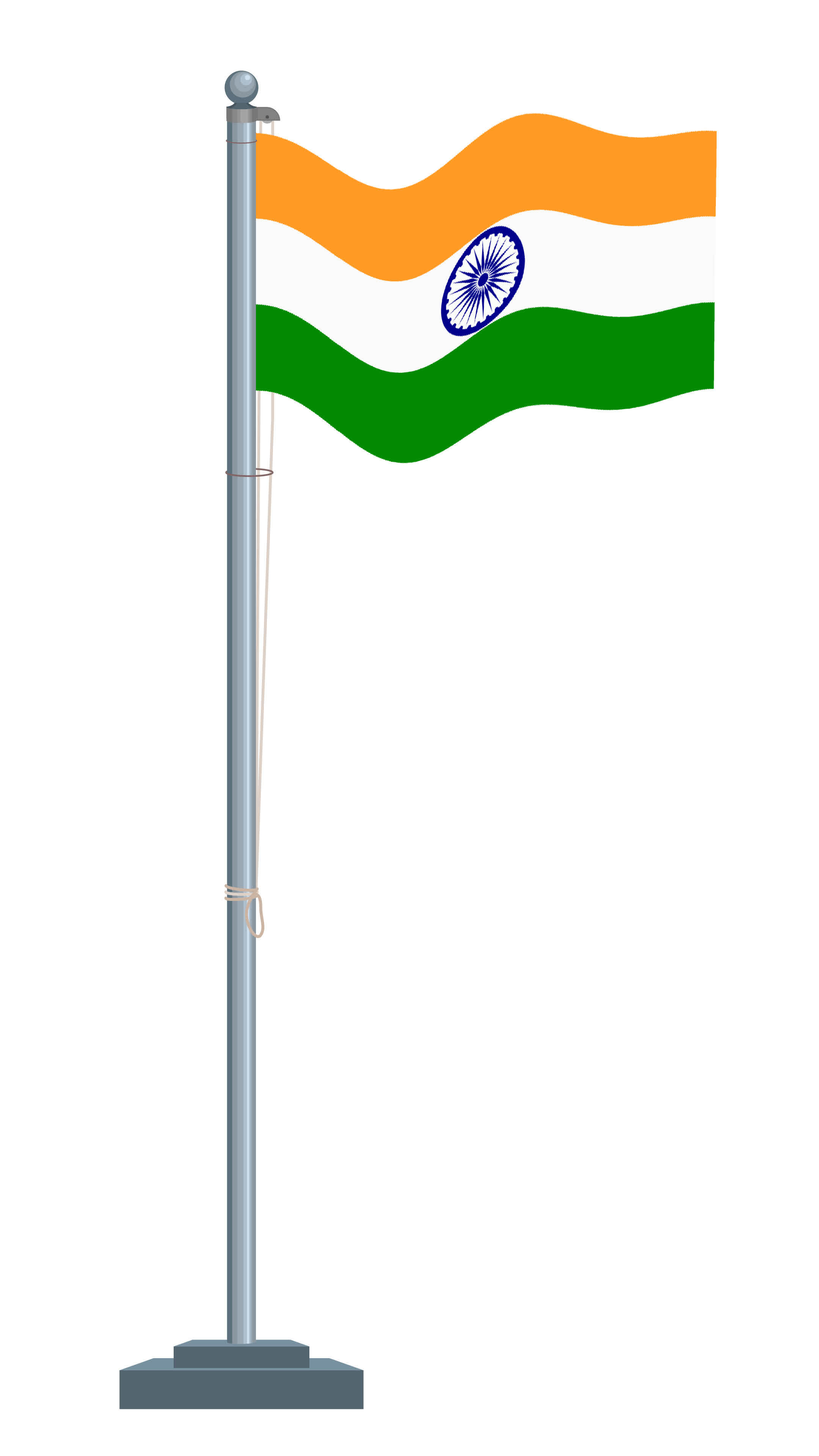 Flag Animation, Flag On Pole animation, Seamless loop animation ...