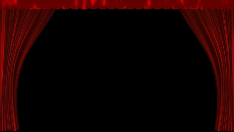 Curtain animation, red curtains opening 46819760 Stock Video at Vecteezy